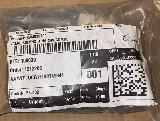 QUINCY OEM SOLENOID VALVE 2203038700 for sale online | eBay