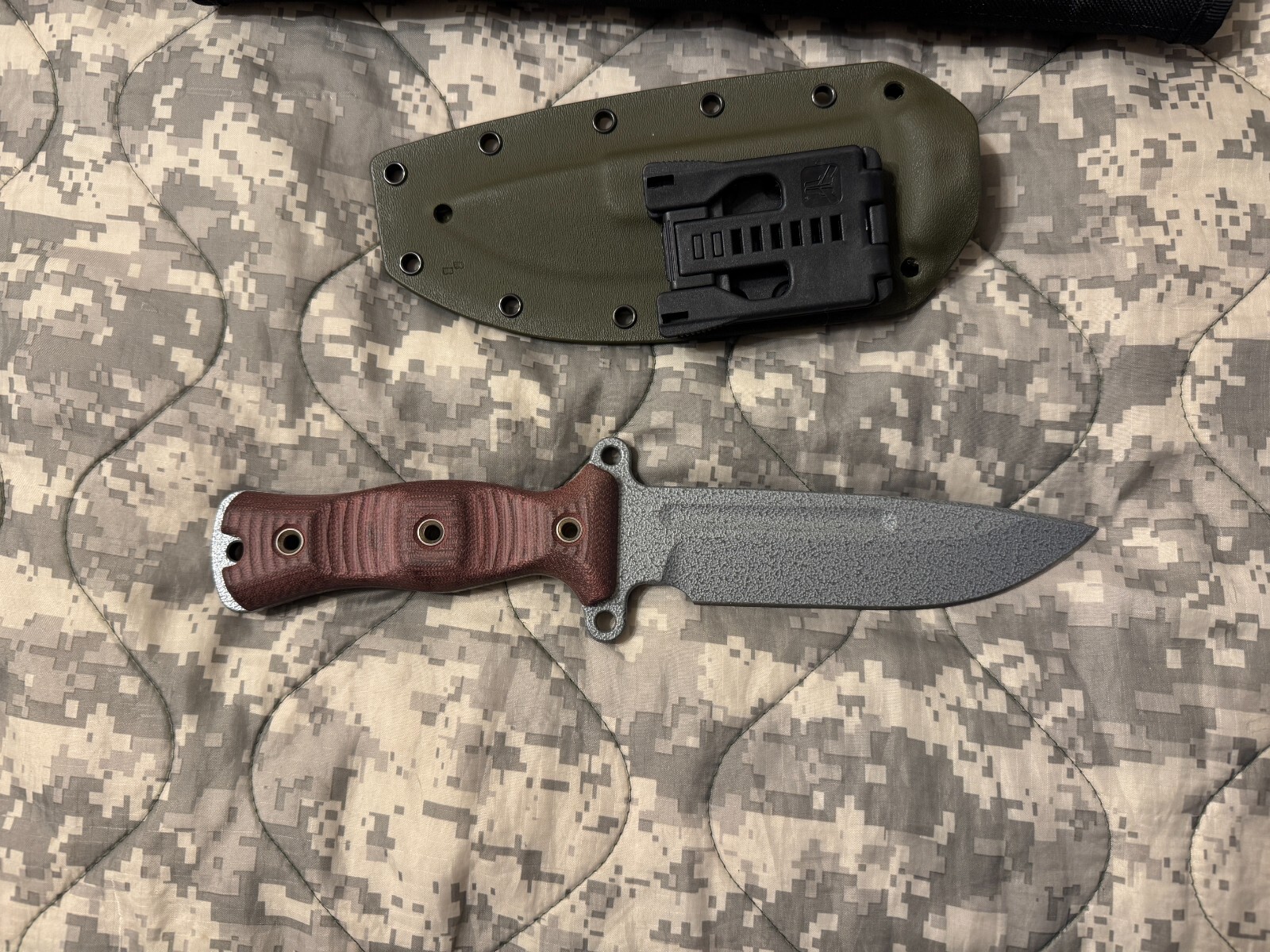 Busse A2 Gemini M with swedge hammered silver, Maroon Canvas handles | eBay