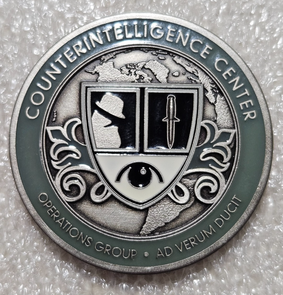 CIA NCS Counterintelligence Service Challenge Coin 2015 45mm Rare | eBay