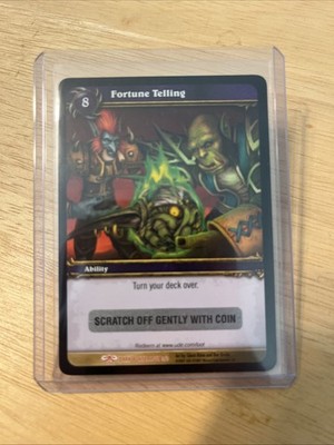 Fortune Telling - World of Warcraft TCG Loot Card Unscratched | eBay