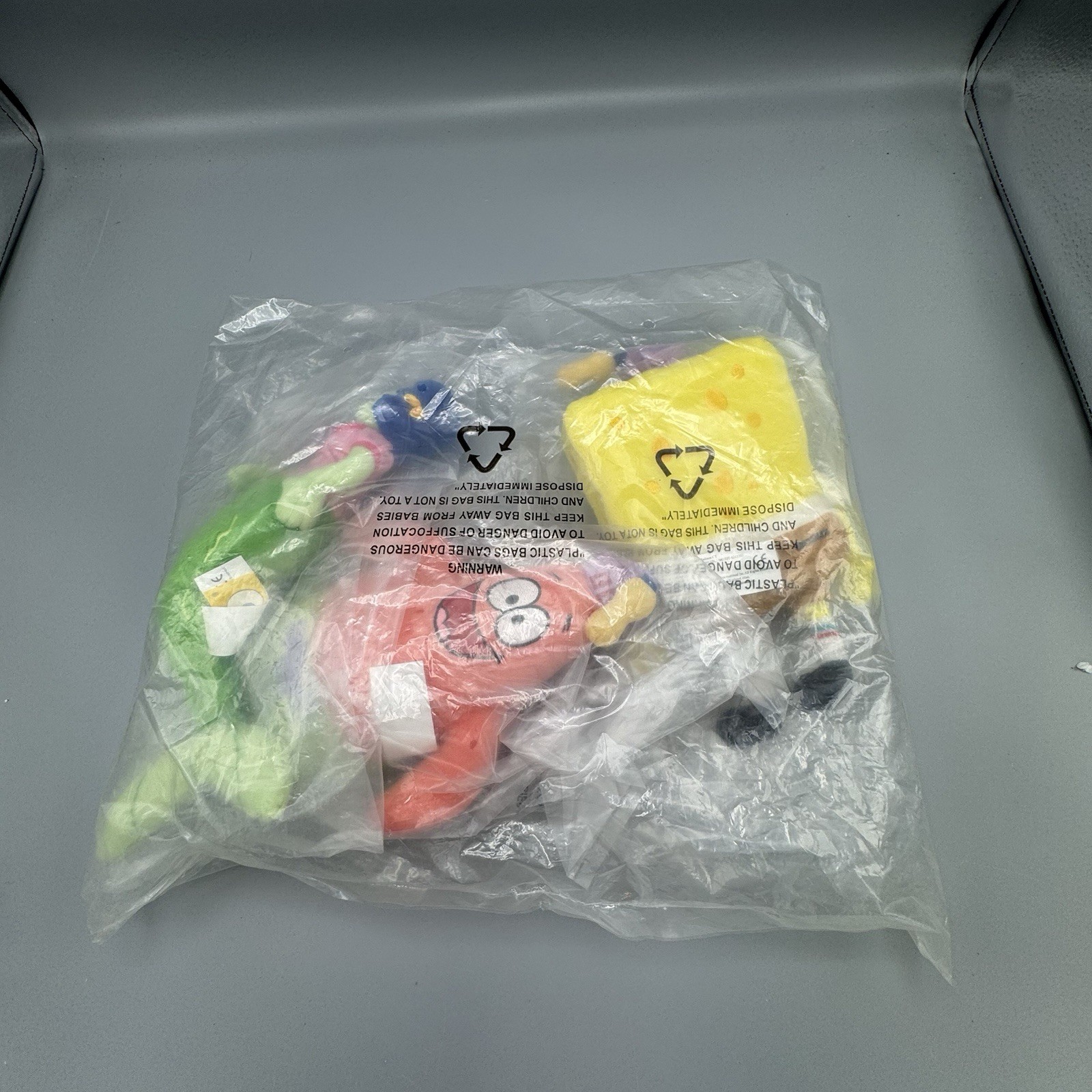 2004 SpongeBob Squarepants Movie Set of 3 Plush SpongeBob Patrick ...