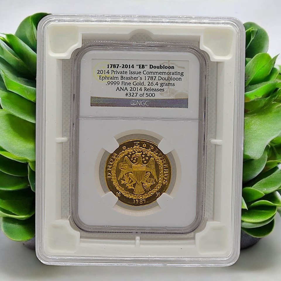 1787-2014 "EB" Brasher's Doubloon Gold Commemorative .999 Fine Gold NGC #327/500 | eBay