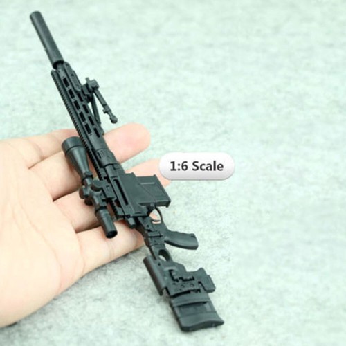 1/6 Scale MSR Sniper Rifle US Army Modular Gun Model Action Figure Toy ...