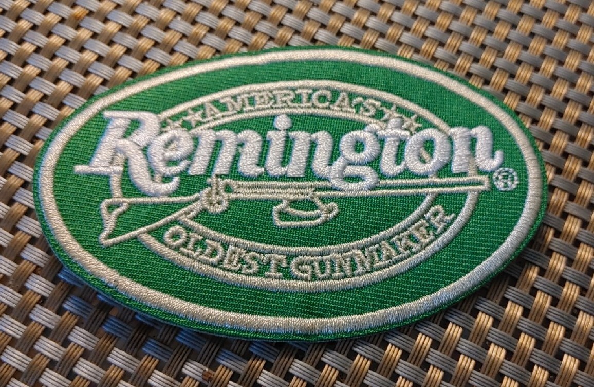 Remington Embroidered Patch Iron-On Sew-On US ship Cowboy Hunting Rifle Gun | eBay
