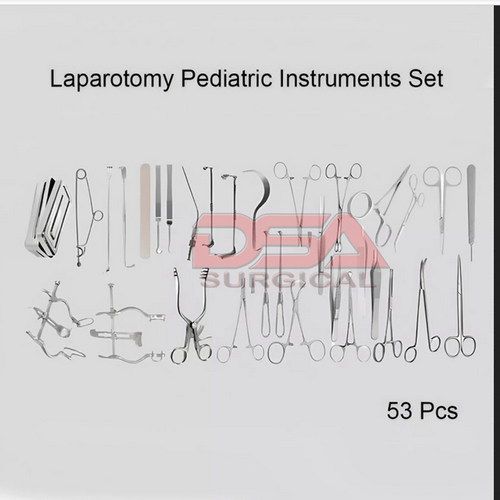 Laparotomy Pediatric Stainless Surgical Instruments Set Of 54 Pieces | eBay