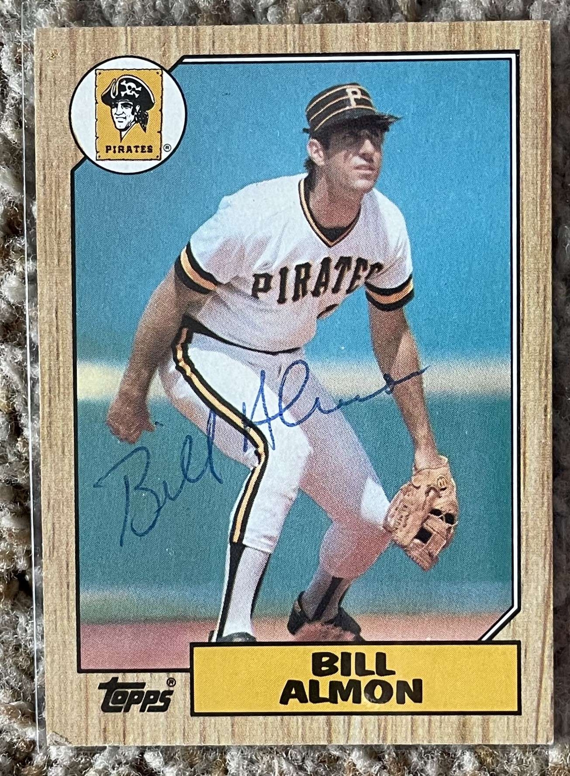 Bill Almon signed 1987 Topps - Pirates | eBay