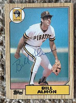 Bill Almon signed 1987 Topps - Pirates | eBay
