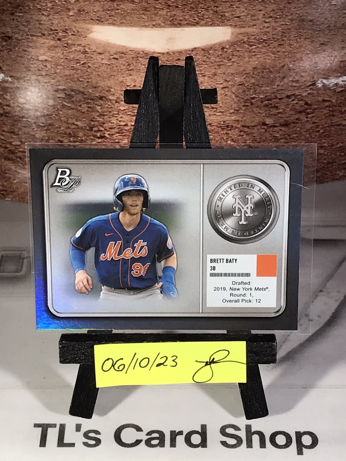 Brett Baty 2022 Bowman Platinum "Minted In Merit" #MM-2 METS Rookie RC ...