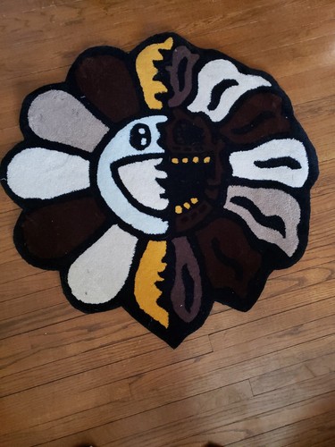 New Takashi Murakami cactus Jack Travis Scott Flower Rugs Wool Carpet ...