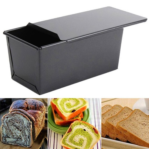 Rectangle Toast Box Kitchen Bread Loaf Tin Pan Mold Non-stick Baking ...