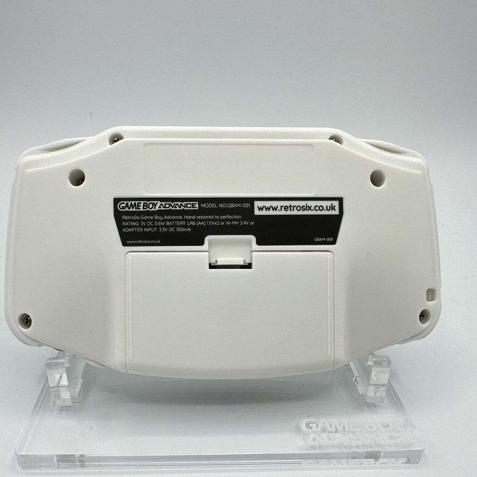 Game Boy Advance GBA iPS V2 Backlight Backlit LCD Mod Console White ...
