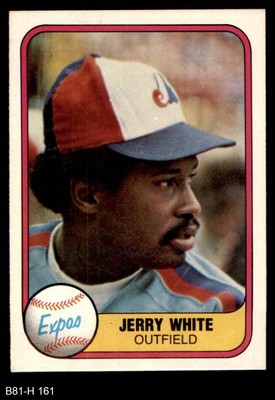 1981 Fleer #161 Jerry White Expos 8 - NM/MT | eBay