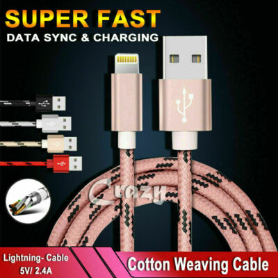 Fast Charging Charger USB Data Sync Cable For Apple iPad 9th 8th 7th ...