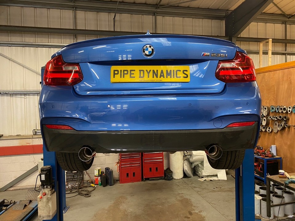 PIPE DYNAMICS BMW M235i F22 N55 - BACK BOX MUFFLER DELETE - PERFORMANCE ...