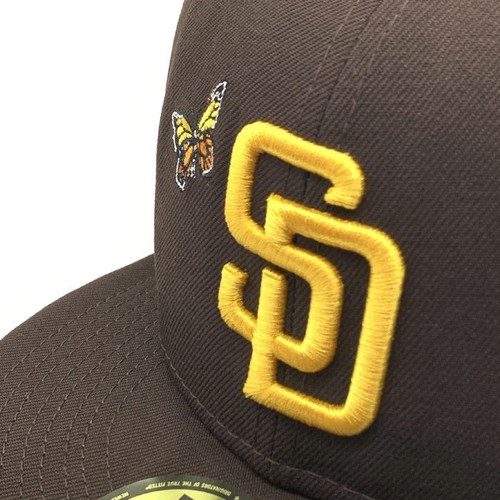 New Era 59FIFTY MLB San Diego Padres Baseball Cap Brown Size 8 (63.5cm ...