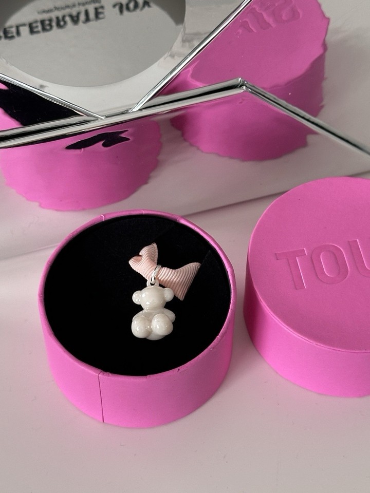 Tous White Bear Necklace | eBay