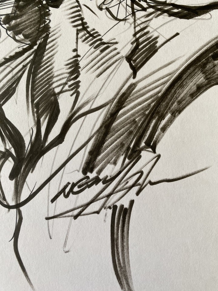 NEAL ADAMS WOLVERINE SKETCH 8 1/2 X 11. Great Commission Piece | eBay