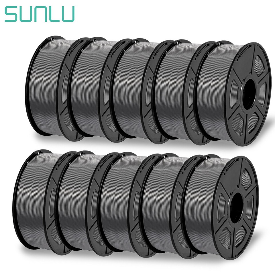 10KG SUNLU PLA PETG PLA+ ABS 3D Printer Filament 1.75mm Neat Spool No ...