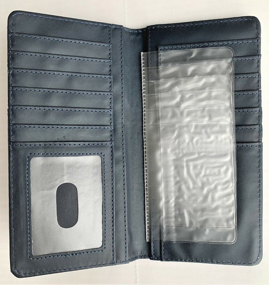 WESTERN CHECKBOOK BIFOLD OSTRICH LEATHER WALLET FASHION COWBOY COWGIRL ...