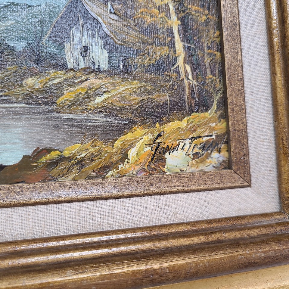 Mountain Scene by George Whitman Oil Painting on Canvas Landscape ...