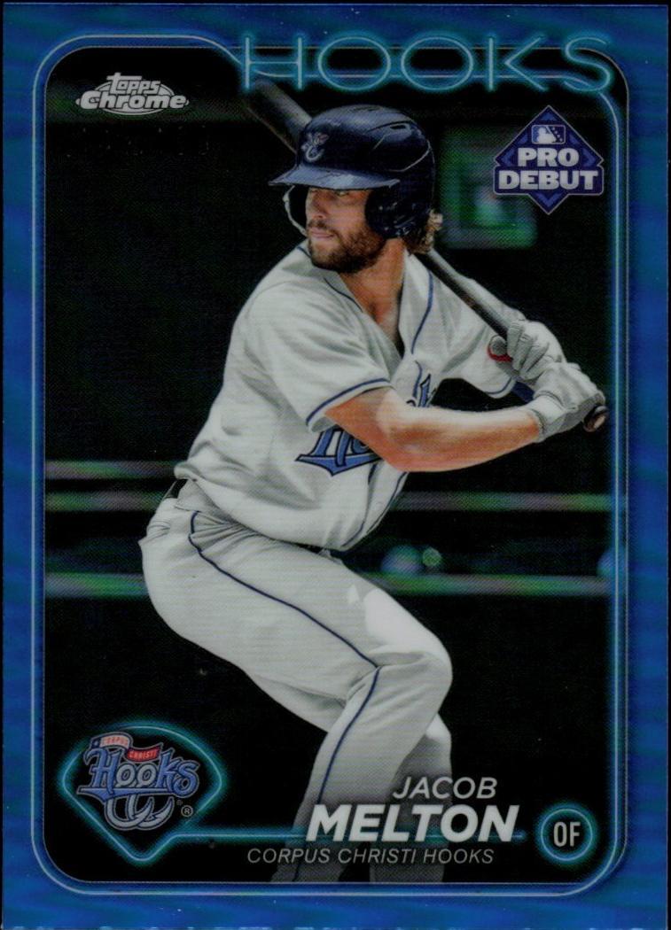 2024 Topps Pro Debut - Chrome Jacob Melton #PDC-30 Blue Refractor /150 ...
