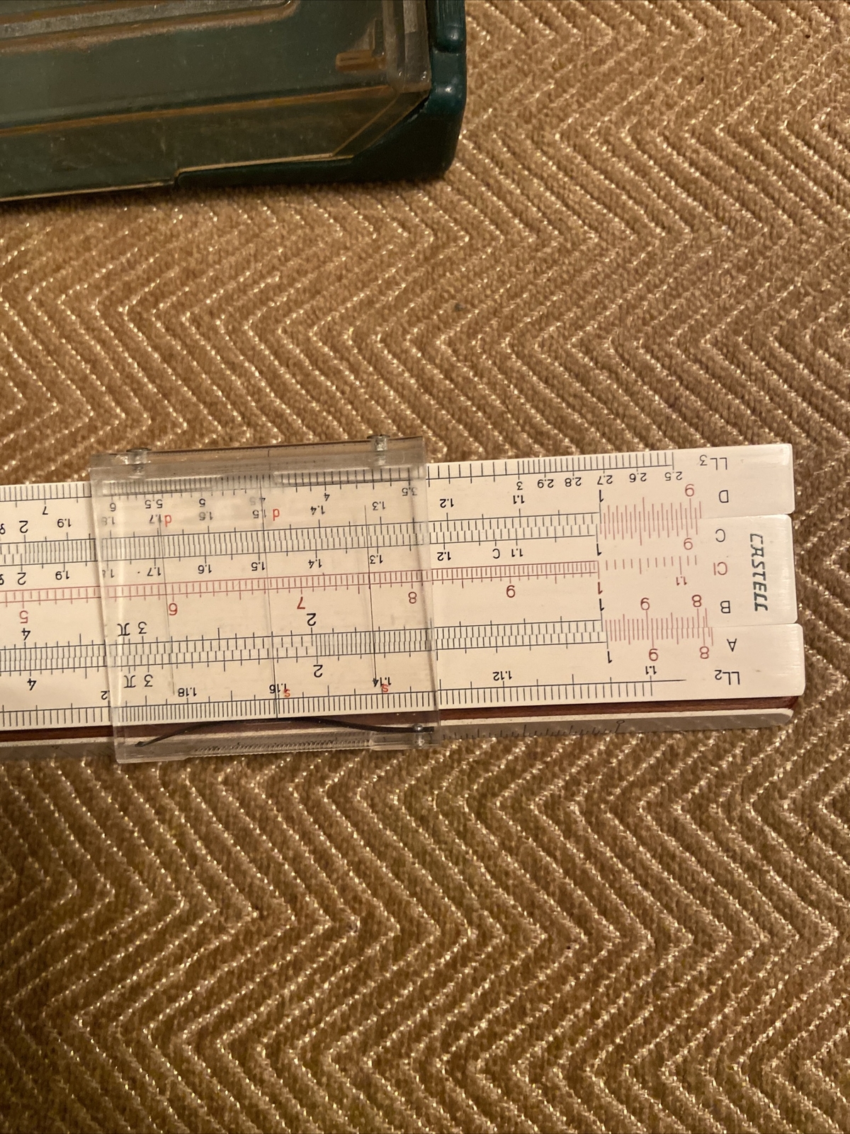 Vintage Faber Castell "Log-Log" 1/92 Slide Rule in case (b4) | eBay