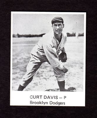 #21 CURT DAVIS, Dodgers ~ 1942 Play Ball USA | 1976 HRT/RES ...