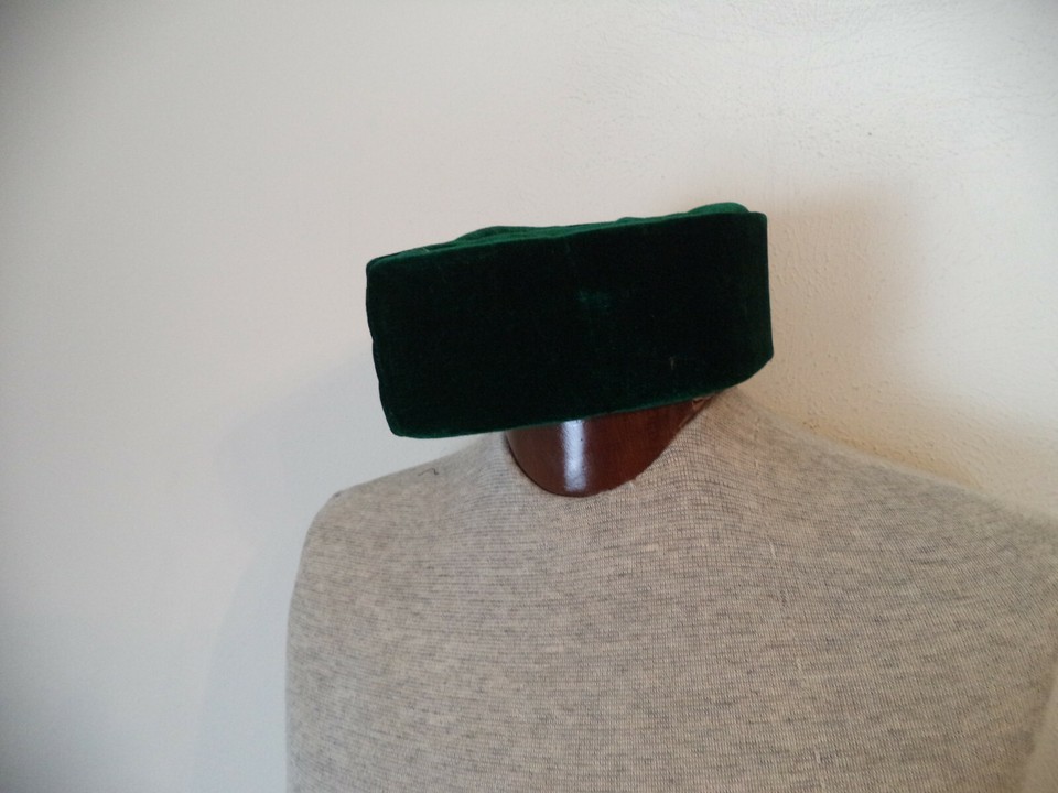 Men's Green Handmade African/ Middle Eastern Traditional Hats. One Size ...