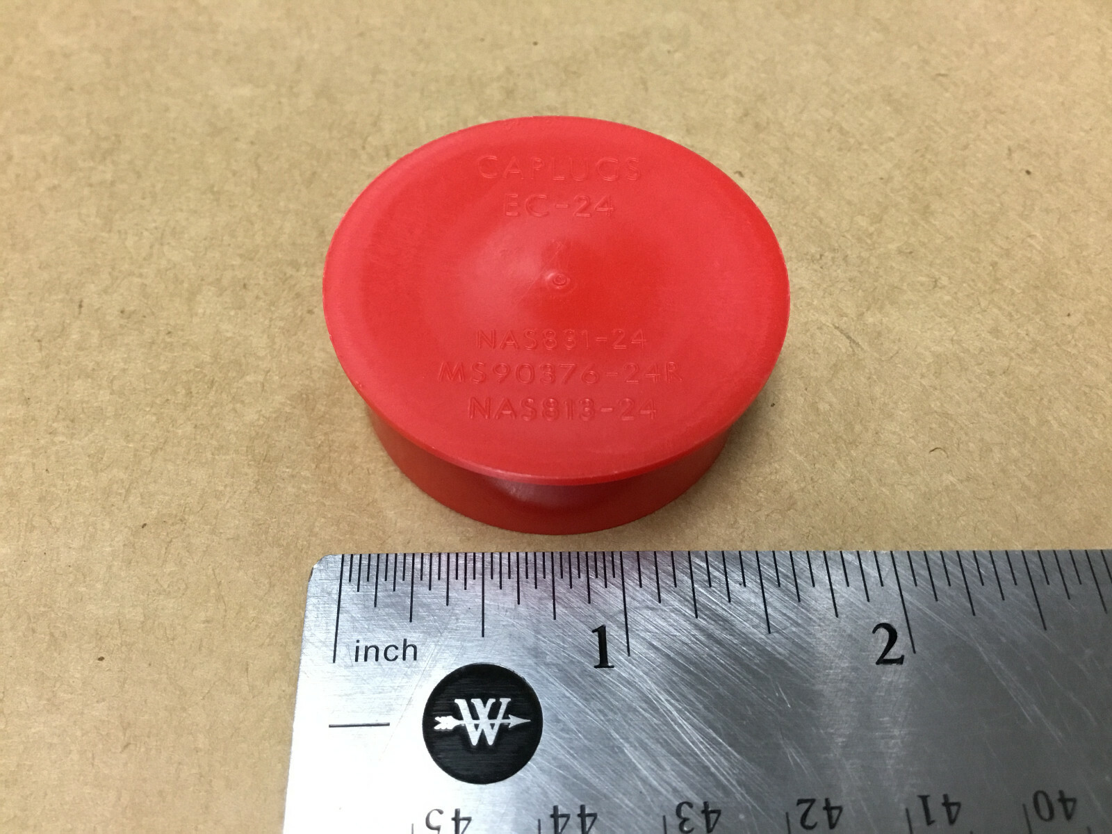 (7 PC) CAPLUGS EC-24 Dust Moisture Protective Cap MS90376-24R NAS831-24 ...