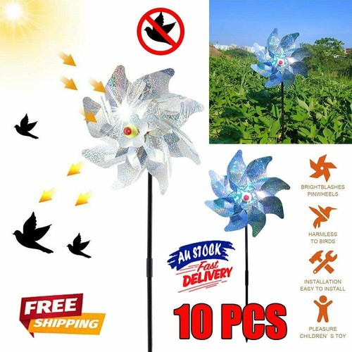 Bird Repellent Windmill Laser Reflective Outdoor Bird Guard Farmland ...