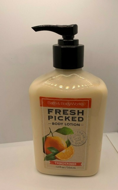 Tangerines Fresh Picked Lotion X 2 Bath and Body Works 12 Oz Ship for ...
