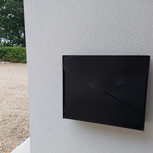 Wall Mounted External Letterbox Lockable Galvanised Steel – Gavia | eBay