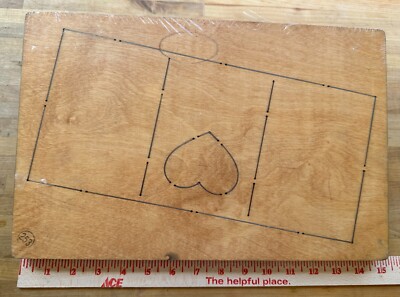 AccuCut Cutting Die #NC803CSJ A6 Tri Fold Heart~ Super Jumbo Size | eBay