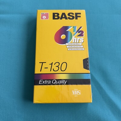 BASF 6 1/2 hour T-130 extra quality VHS videotape | eBay
