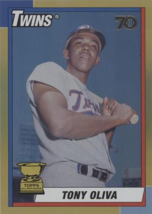 2021 Topps All-Star Rookie Cup - Photo Variation Tony Oliva #100 Gold ...