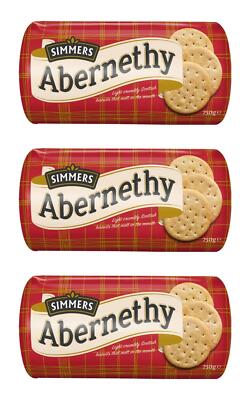 Simmers Scotch Abernethy Biscuits 250g x 3 Packs | eBay