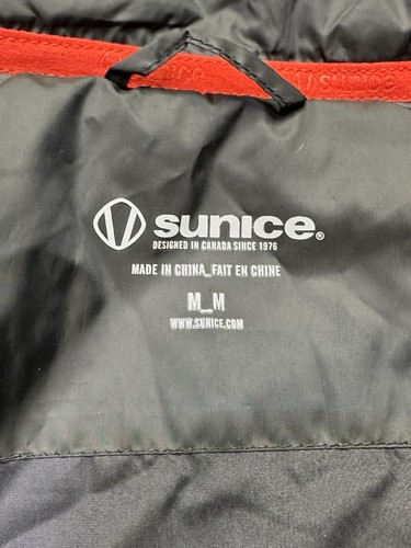 Sunice Jacket Adult Medium Black Full Zip Hybrid Quilted Golf Performance Mens * | eBay