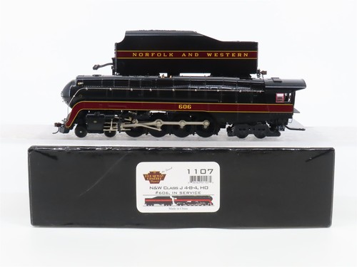 HO Broadway Limited BLI Stealth 1107 N&W 4-8-4 Class J Steam #606 - DCC ...