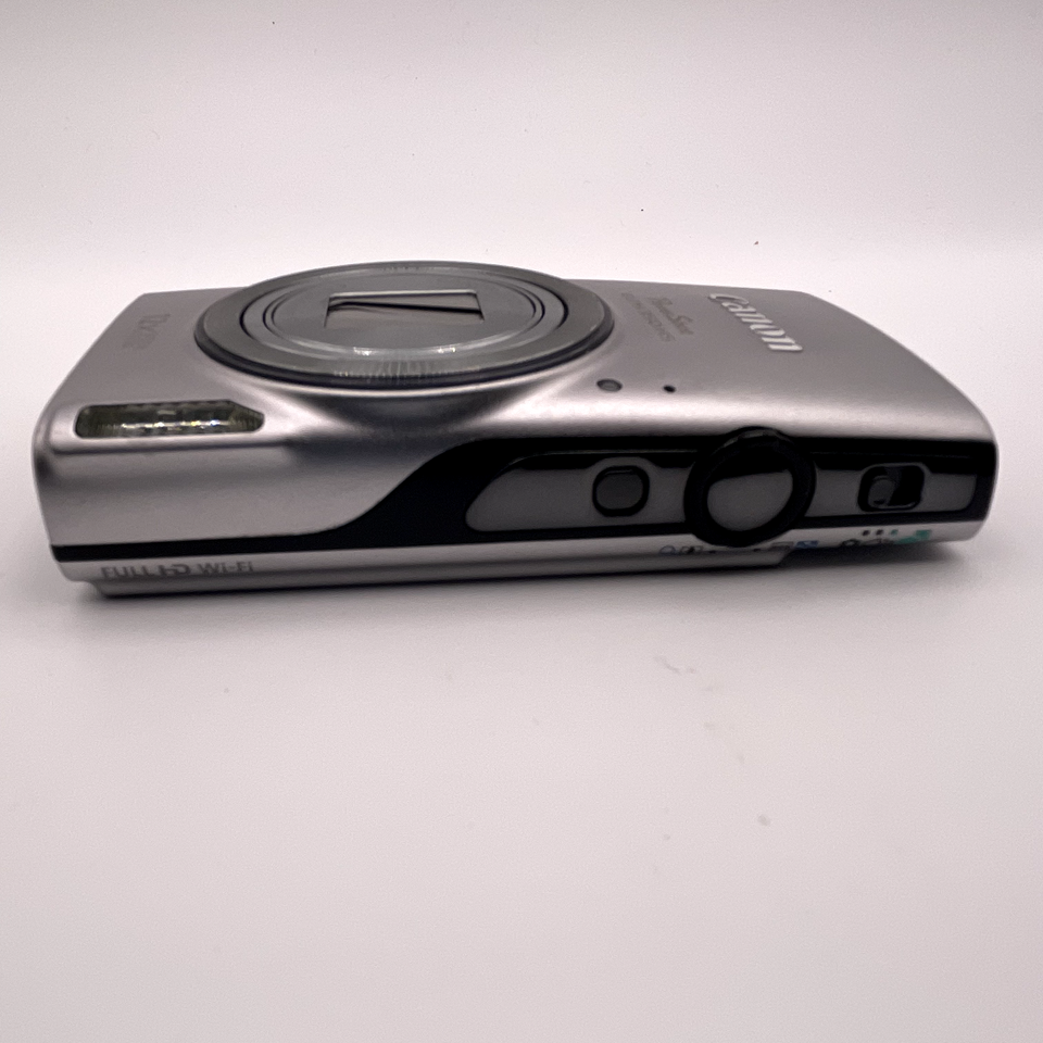 Canon PowerShot ELPH 350 HS 20.2MP Digital Camera – Silver – White ...