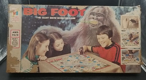 Big Foot Board Game 1977 Giant Snow Monster Game - Bigfoot Incomplete ...