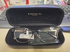 Coach Eyeglasses Frames HC5111 9346 Shiny Light Gold Black Cat Eye 53 ...
