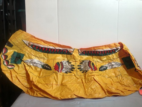Blow Up Inflatable Native American Indian Canoe Toy - Approx 43" Length ...