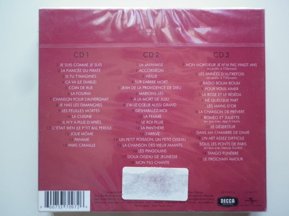 Juliette Gréco triple cd album digipack Les 50 Plus Belles Chansons | eBay