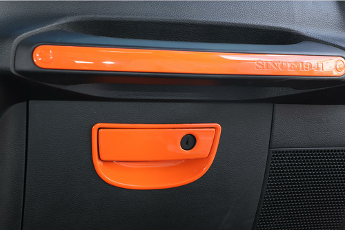 Orange Interior Decoration Trim Cover Kit Accessories for Jeep Wrangler ...