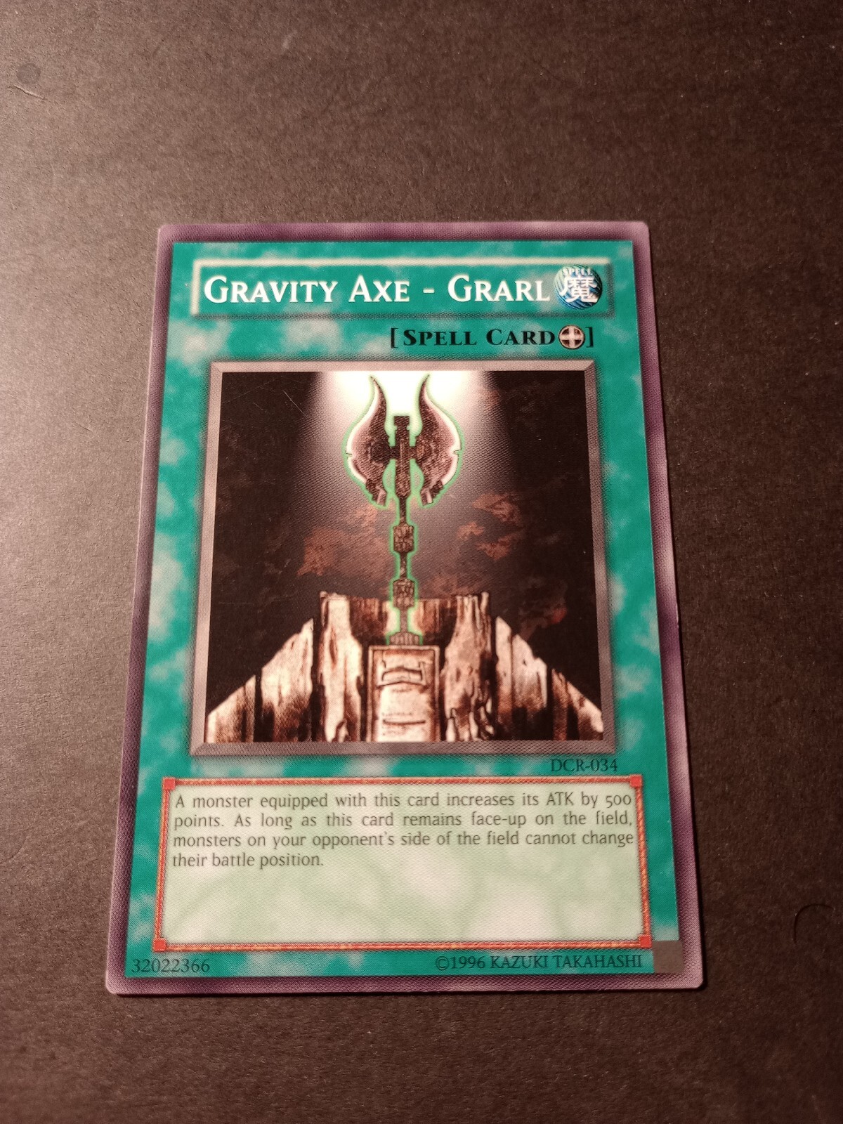 Yu-Gi-Oh! Gravity Axe - Grarl Common Spell Card DCR-034 LP | eBay