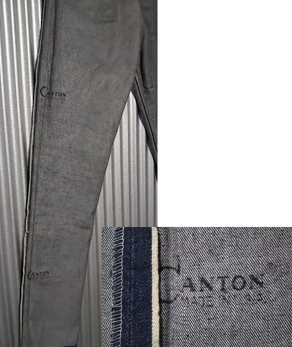 60s CANTON Selvedge Slim jeans Japanese vintage jeans 60s CANTON Selvedge Slim jeans Japanese vintage jeans