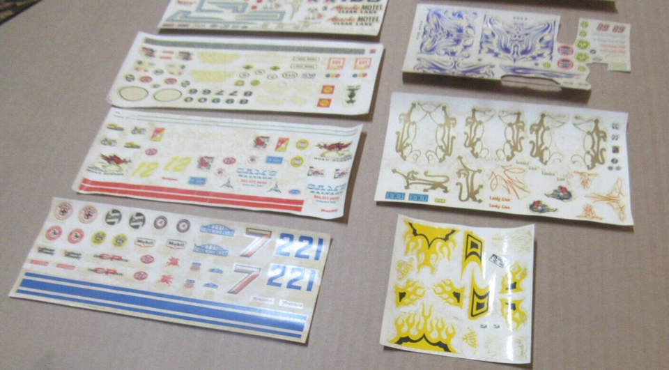 AMT DECAL SHEETS - 1 LOT - FROM AMT MODEL KITS - VINTAGE AMT | eBay