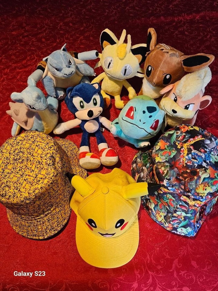 Black Pikachu Pokemon Plush Character 20cm Teddy new with tags | eBay UK