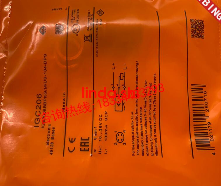 ifm EFECTOR IGC204 Inductive Proximity Sensor for sale online | eBay