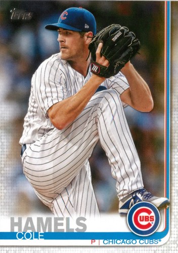 Cole Hamels 2019 Topps Series 2 Baseball MLB Base Card #540 Chicago ...
